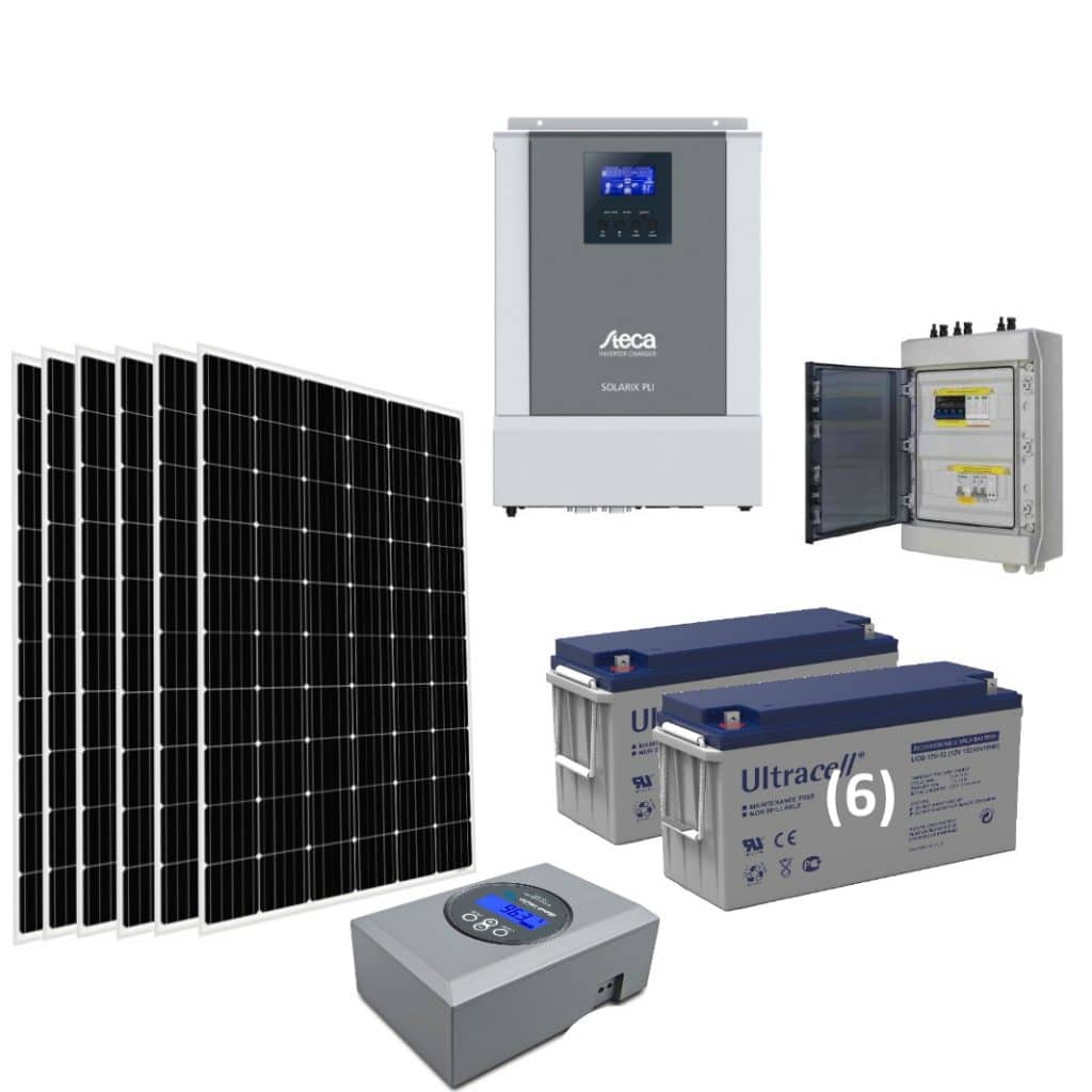 Kit Solaire Hybride 1800Wc Steca - Wilmosolar Shop